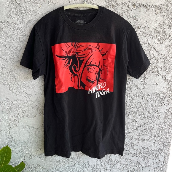 Shirts & Tops | My Hero Academia Himiko Toga Graphic Black Tshirt 10 ...